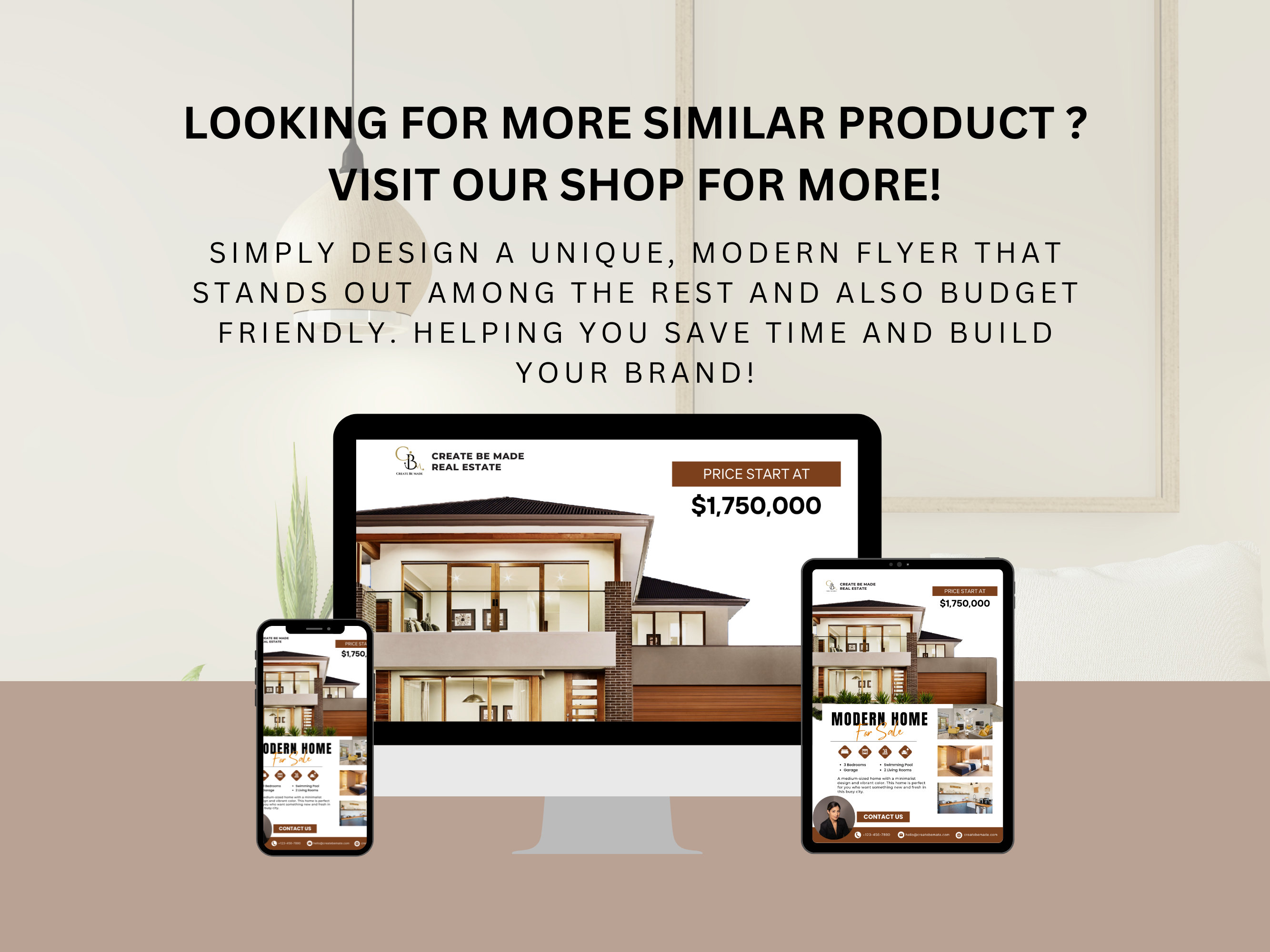 Printable Real Estate Marketing Flyer | Property Listing Flyer ...