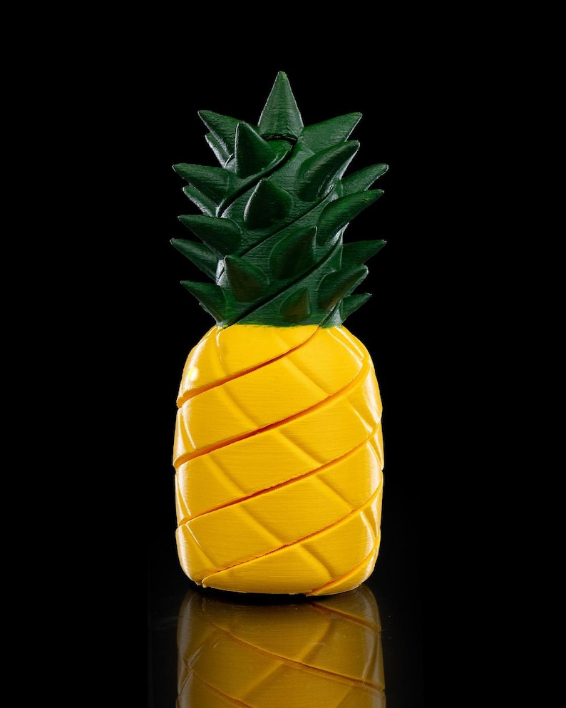 Pineapple Fidget Toy, Whimsical 3D Printed Spinner, Ideal for ...