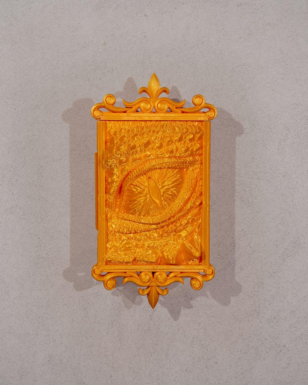 Dragon Eye Light Switch Cover Ornate Gold Fantasy Decor Mystical Switch ...