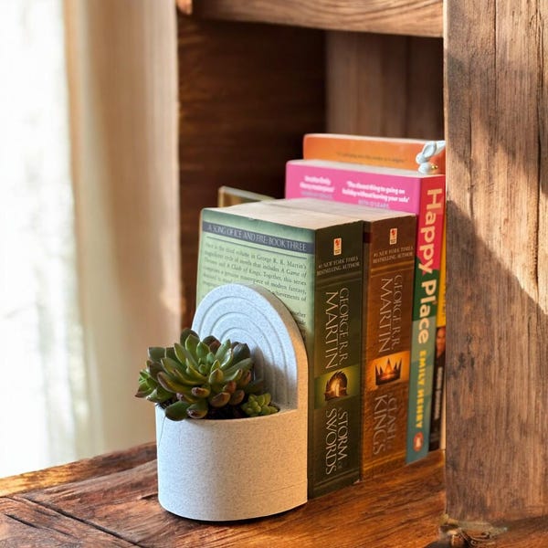 Planter Bookends - Etsy