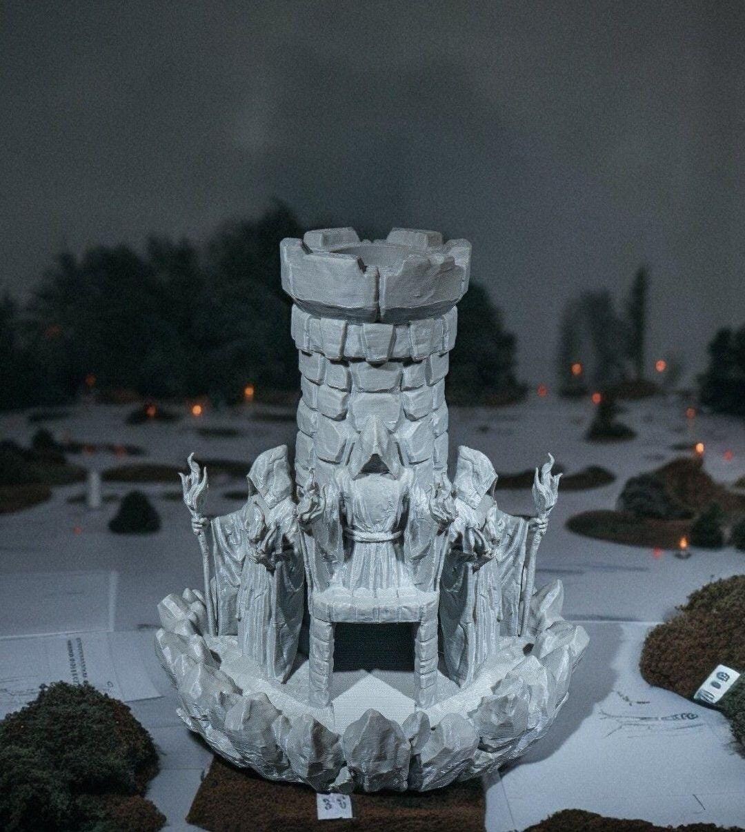 Handcrafted Mad Wizard Dice Tower RPG Essential & Dungeon Master Gift ...