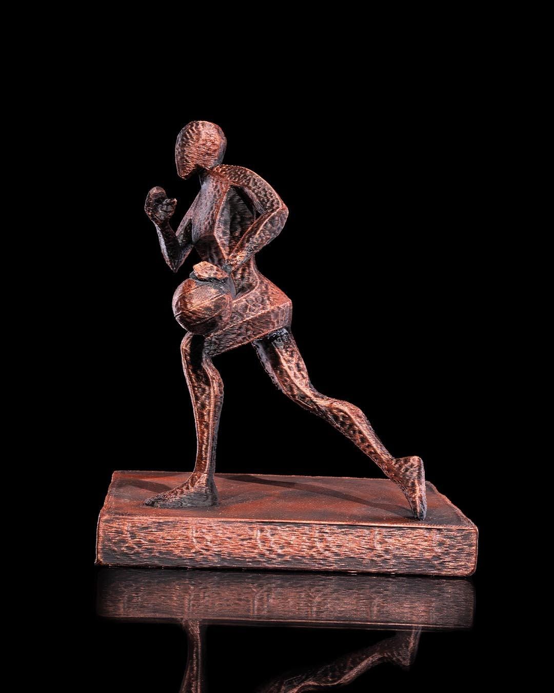 Basketball Player Sculpture Modern Art Decor for Sports Lovers ...