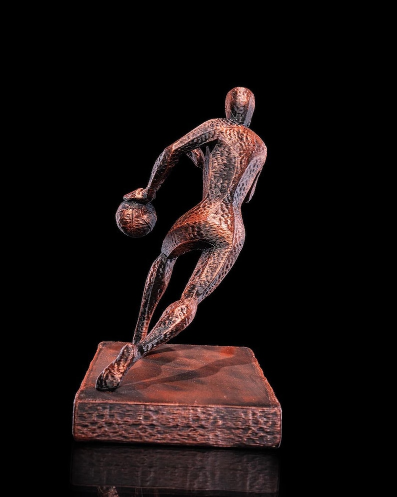Basketball Player Sculpture Modern Art Decor for Sports Lovers ...