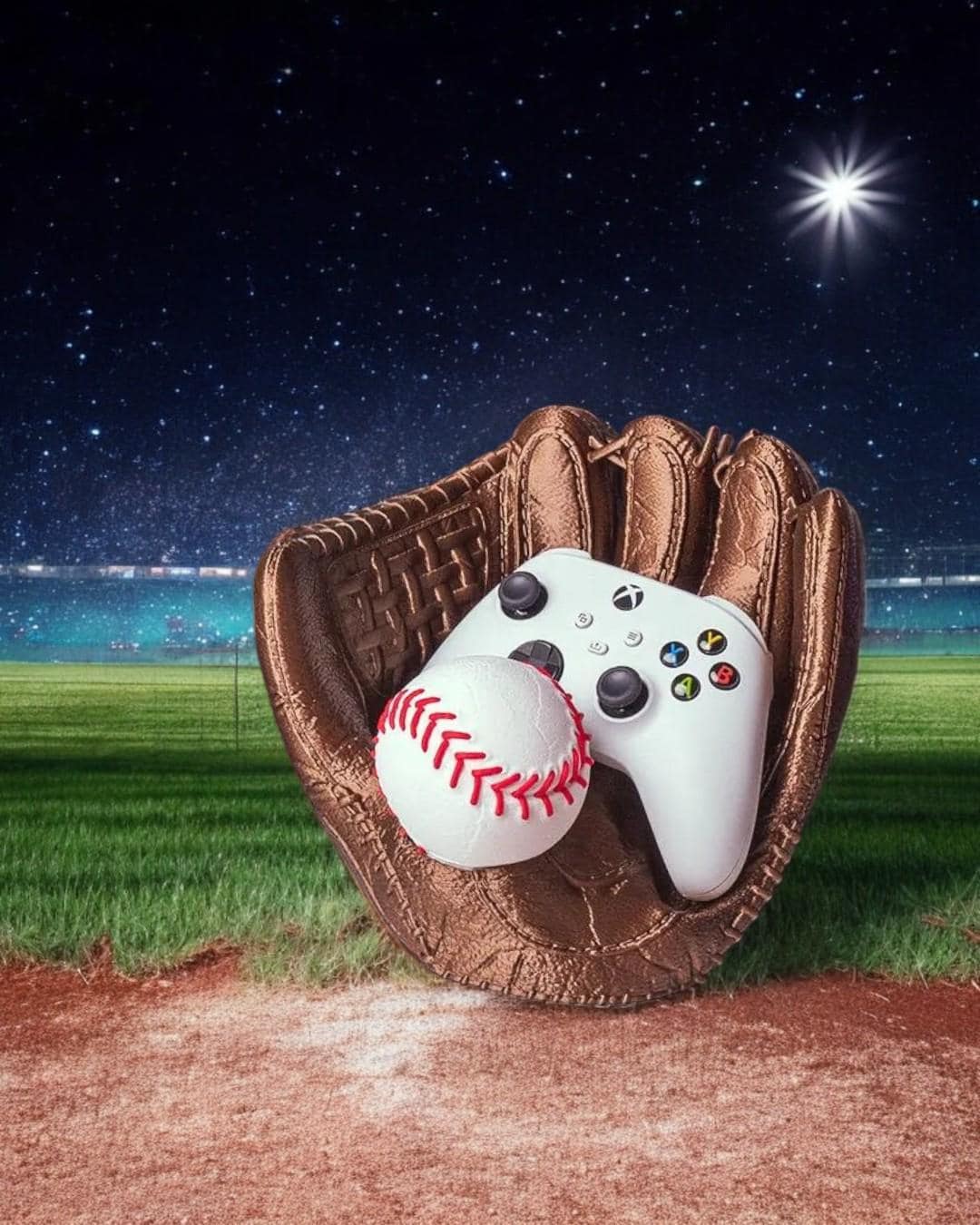 Baseball Glove Controller Stand 3D Printed Gaming Display Customizable ...