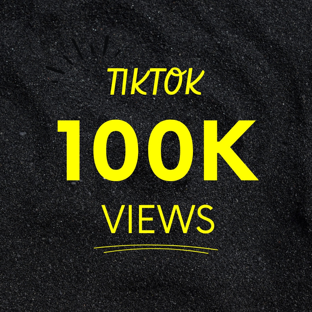 Tiktok 100000 Views, Tiktok Growth - Etsy