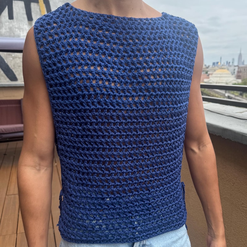 Cotton Crochet Tank Pattern - Etsy