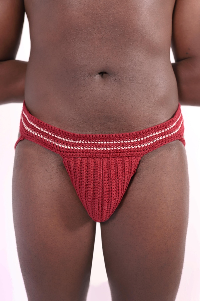 Men’s Crochet PDF Pattern, Modern Jockstrap, Video Tutorials Included, Crochet Jockstrap Pattern ...