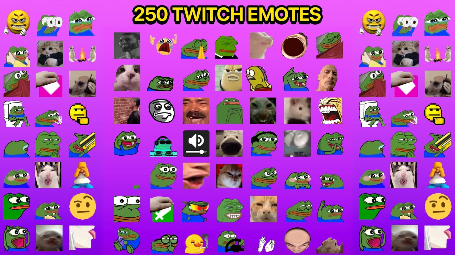 250+ Ultimate Meme Emotes Mega Pack for Twitch, Discord & Kick | Funny ...