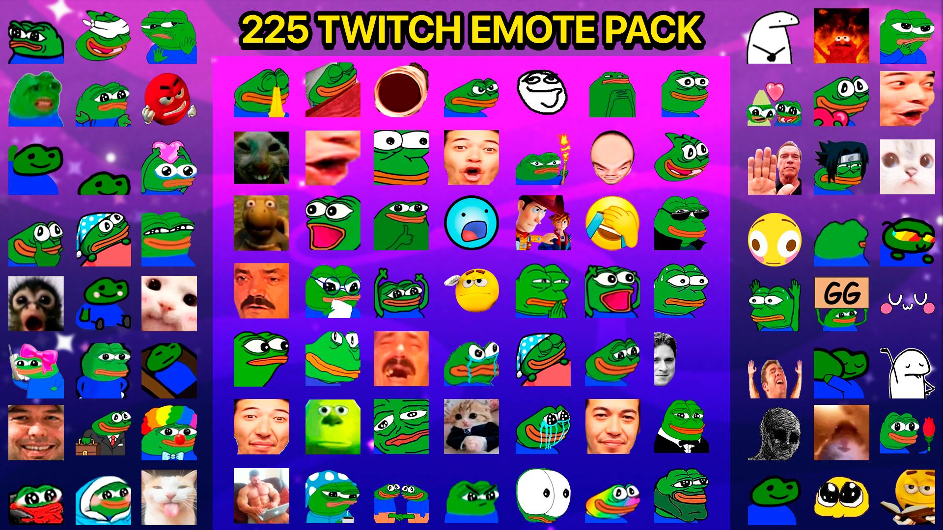 225 Twitch Emote Statick Meme for Twitch, Youtube and Discord Twitch ...
