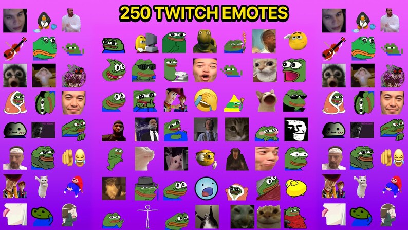 250+ Ultimate Meme Emotes Mega Pack for Twitch, Discord & Kick | Funny ...