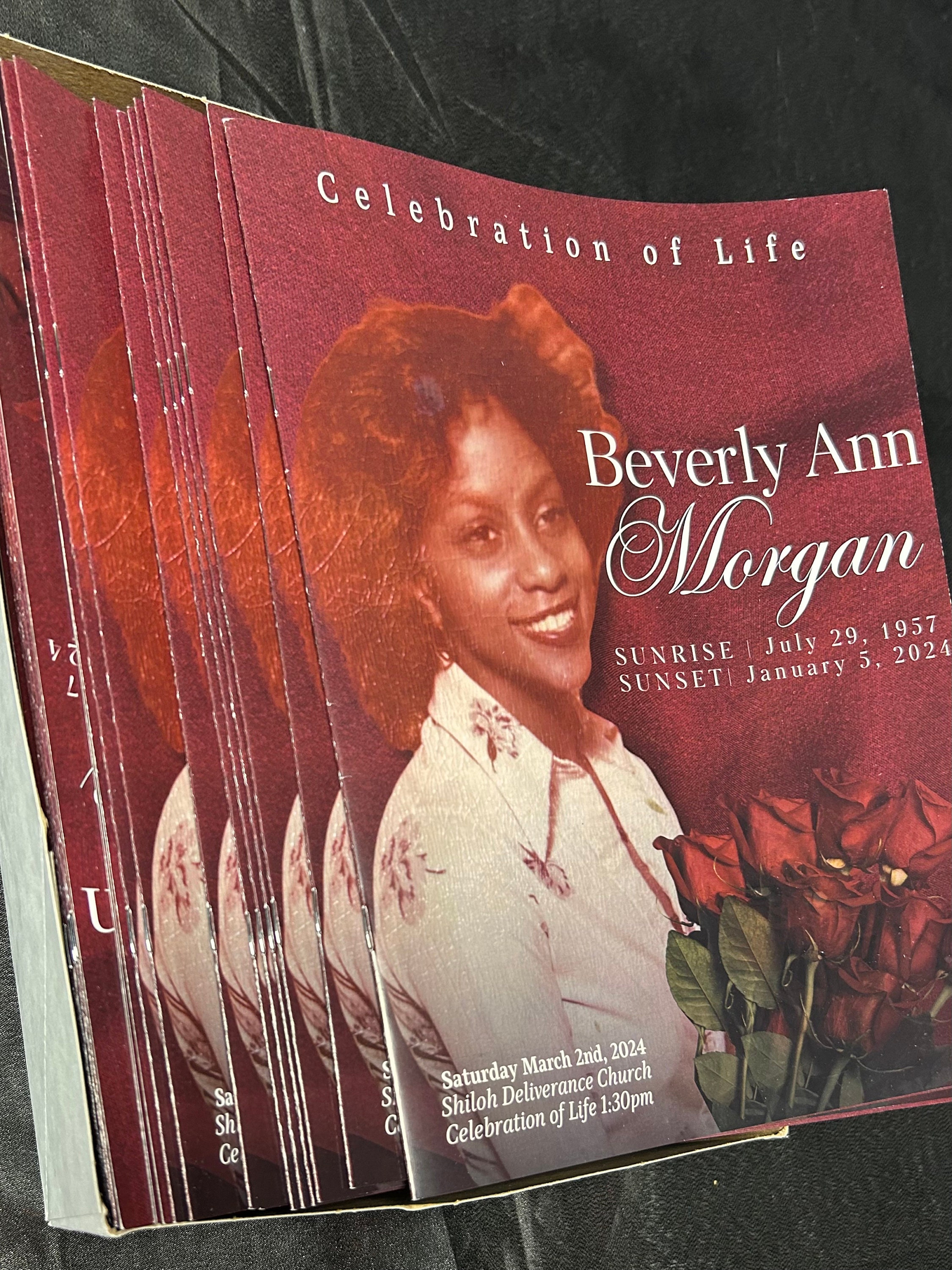 Magazine Obituary Funeral Program Template - Etsy