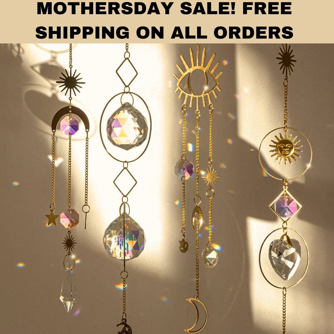 Crystal Suncatcher Pendant Rainbow Maker Window Hanging Light Catcher ...