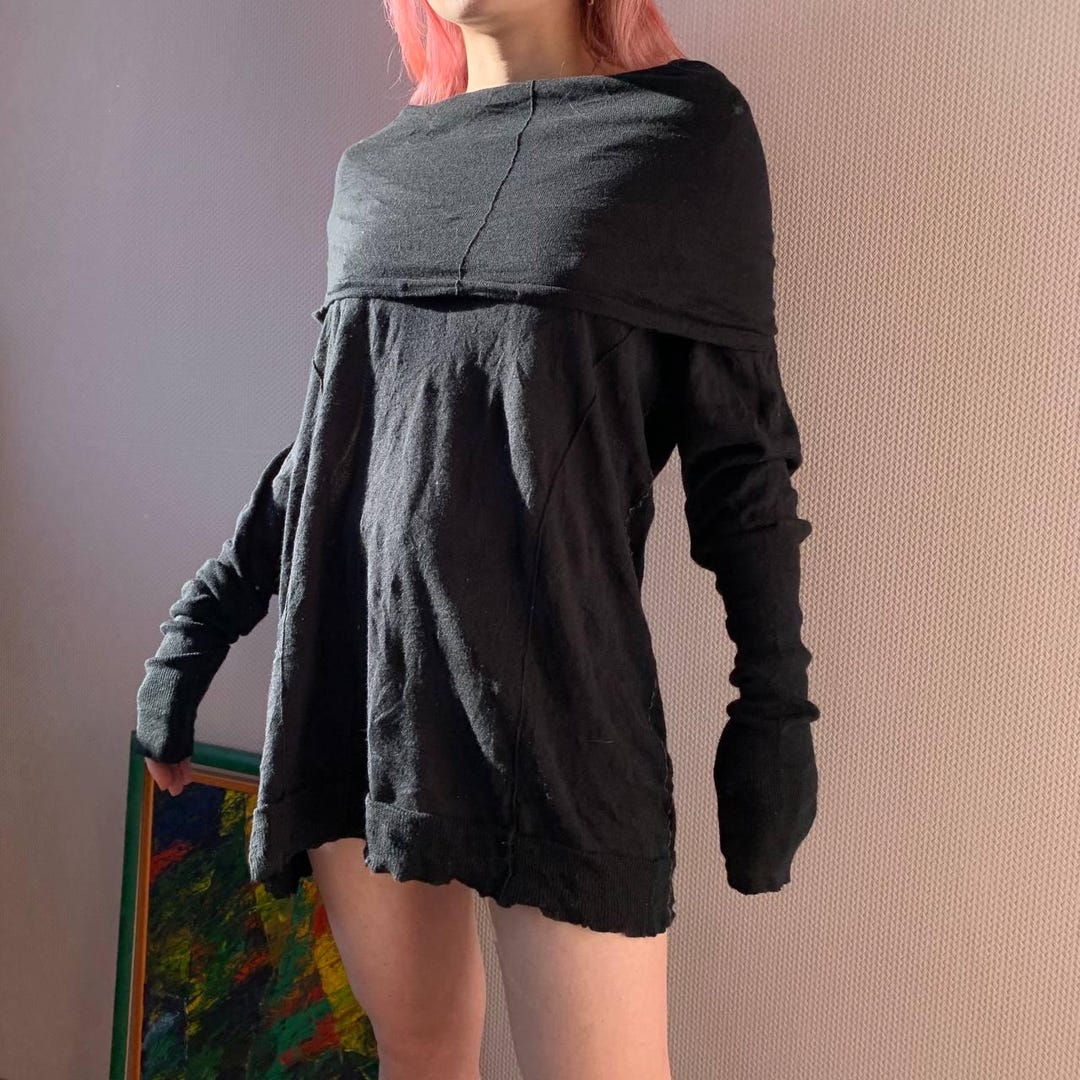Nile Deadstock Opium Gothic Steampunk Sweater - Etsy