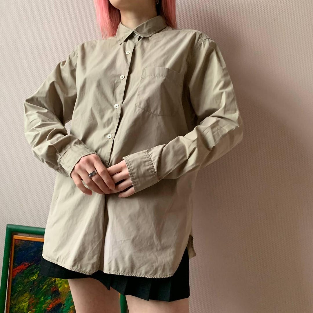 Margaret Howell Luxury Preppy Demure Cotton Shirt - Etsy