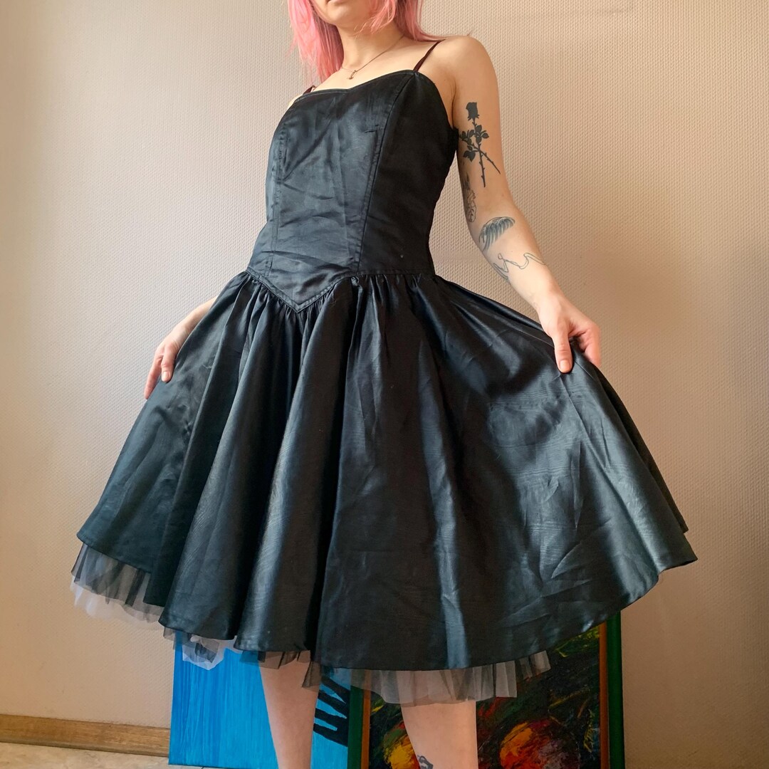 Funky Low Waist Puffy Goth Demure Corset Dress - Etsy