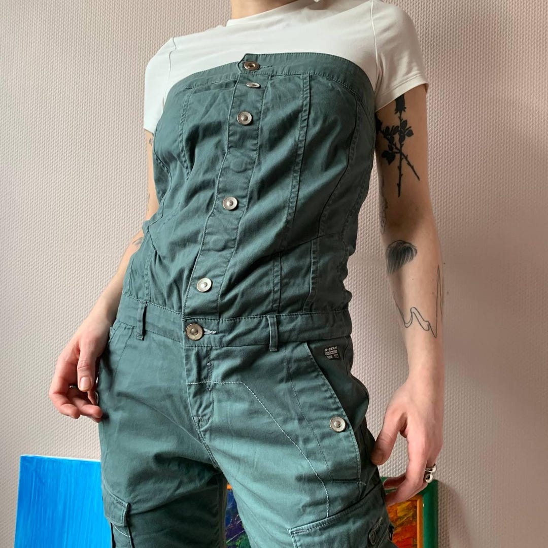 G STAR RAW Streetwear Biker Racer Overall - Etsy