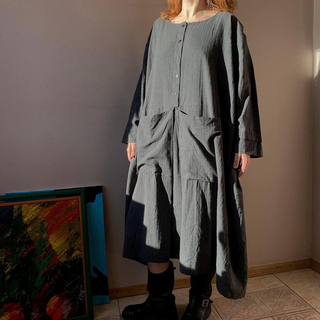 BARBARA LANG PARIS Avantgarde Opium Oversized Dress - Etsy