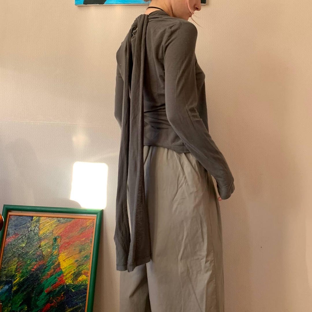 Avantgarde Opium Gothic Core Long Sleeve With Ties - Etsy