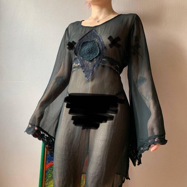 Transparent Dress - Etsy