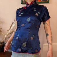 Beautiful Black Silk Traditional QIPAO or CHEONGSAM - Etsy