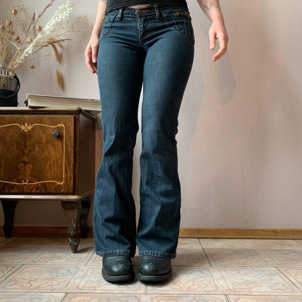 2000s Low Rise Jeans - Etsy
