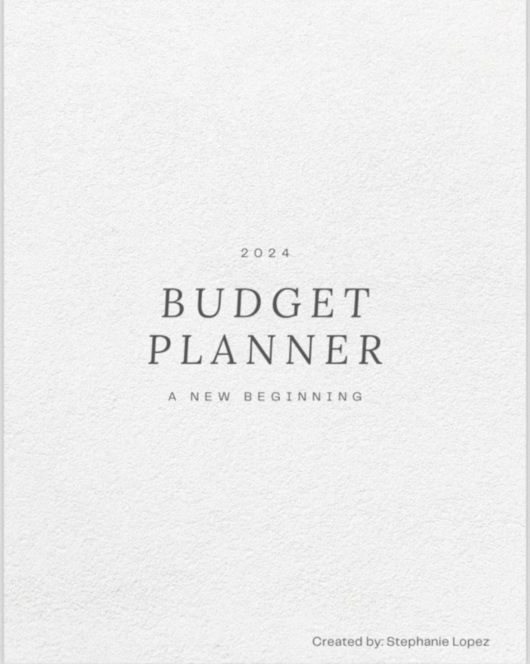 2024 Budget Planner | Guide for Budgeting | Money Management | Debt ...