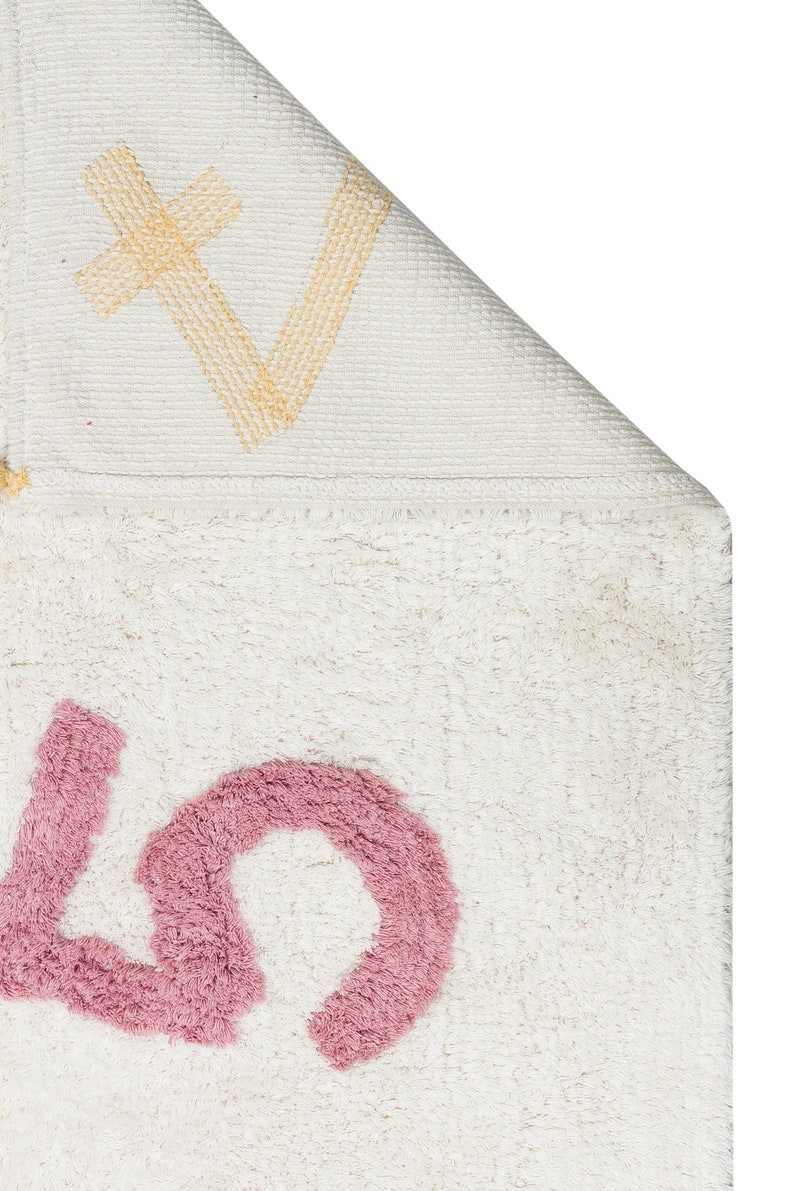 Soft 100% Natural Cotton Children's Kids Rug Nursery Machine Washable ...