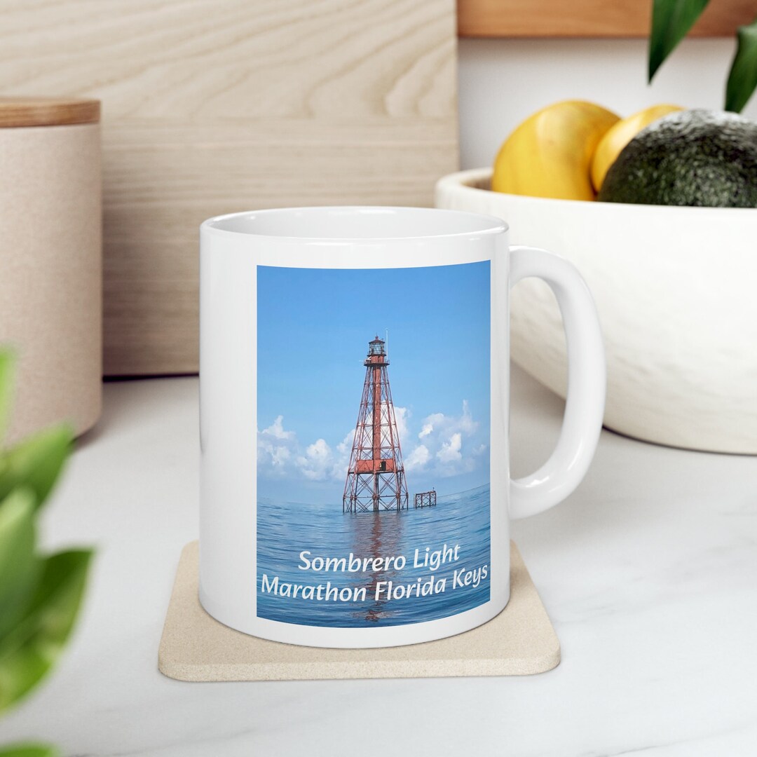 Sombrero Key Light Marathon Florida Keys, Lighthouse Mug, Atlantic ...