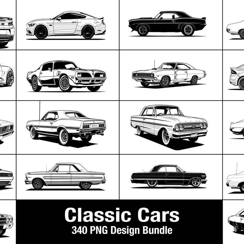 Muscle Car Print - Etsy
