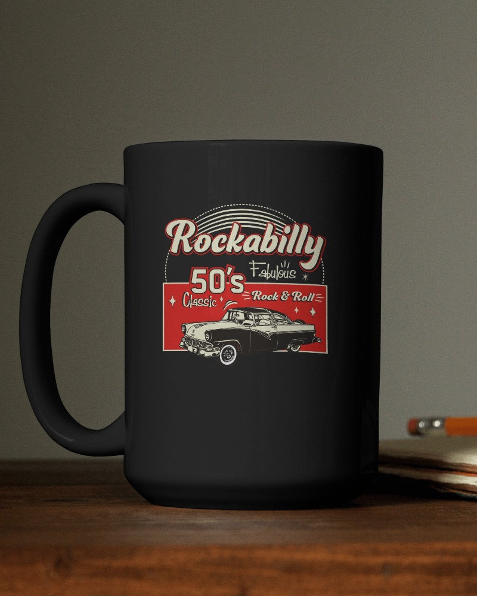 Vintage Rockabilly 1950s Car SVG | Retro Rock & Roll PNG | Classic Car ...