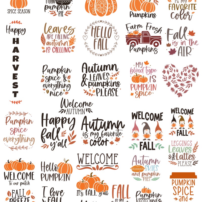 Autumn Fall Harvest - Etsy