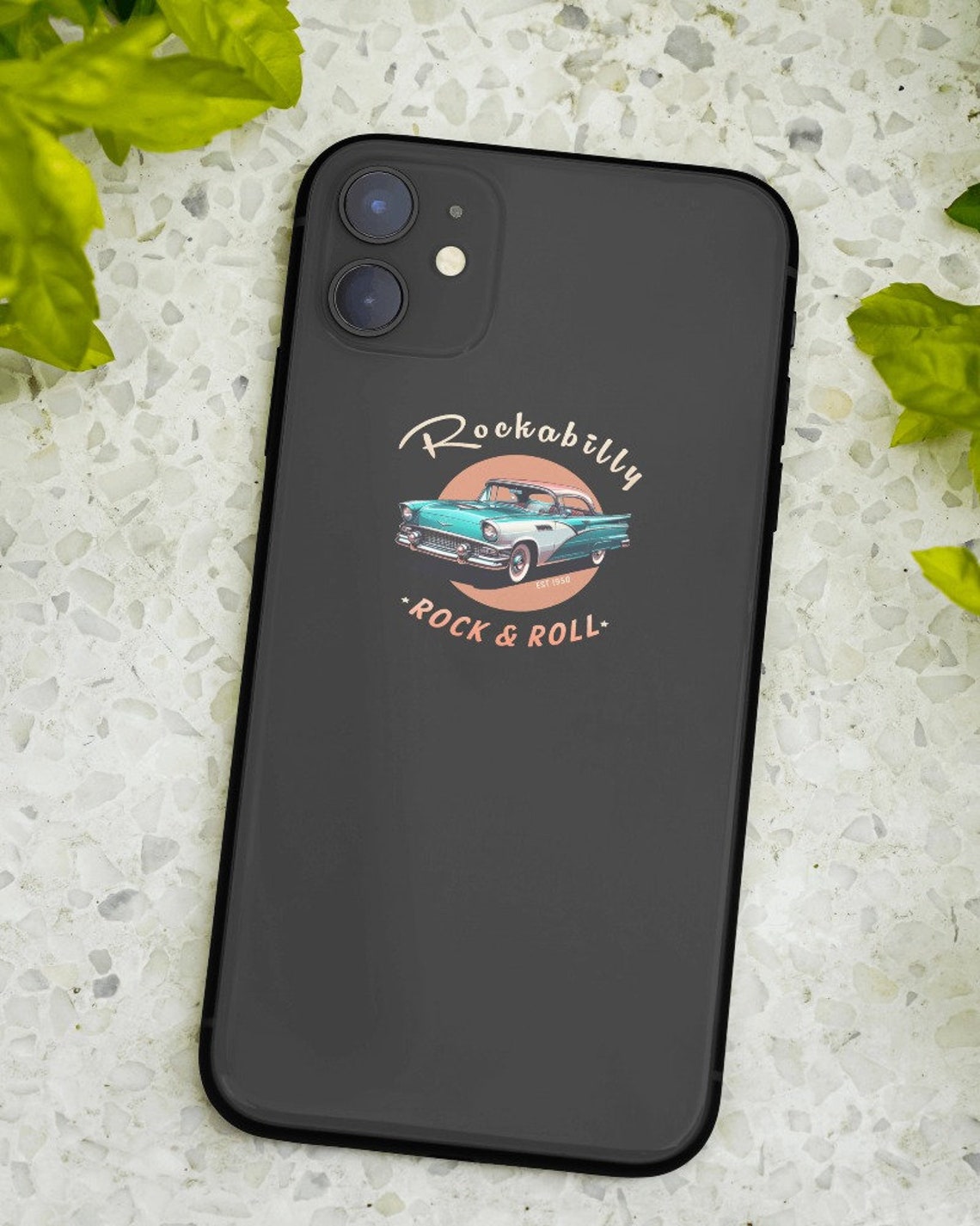 Vintage Rockabilly 1950s Car SVG | Retro Rock & Roll PNG | Classic Car ...