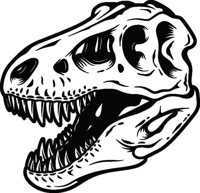 73 Dinosaur Silhouette Designs Bundle T-rex, Triceratops, Stegosaurus ...