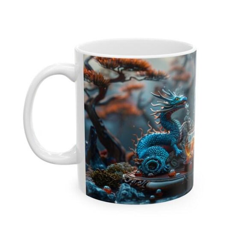 Dragon Coffee Mug, 3D Tea Set and Cup, Unique Gift for Dragon Lovers ...