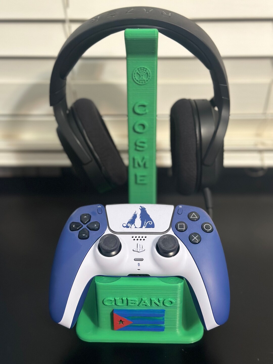 Gaming Controller Headset Stand , Sustainable 3D Printed Universal ...