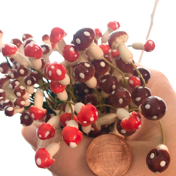 Miniature Mushroom - Etsy