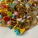 5pcs TOY JEWEL RINGS Vintage Gum Ball Treasures Vending Prize Mystery ...