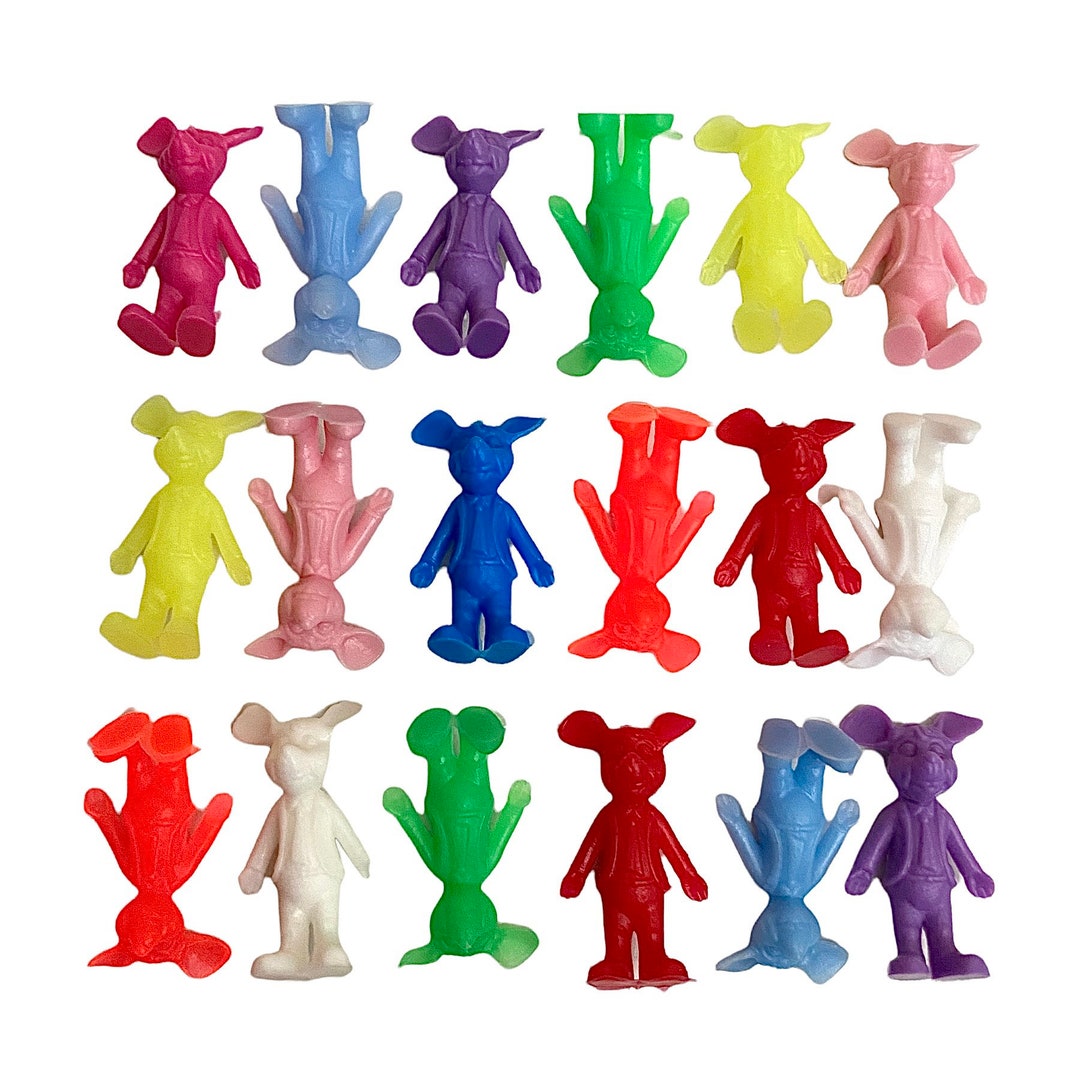 5pcs TINY TOPO GIGIO 7/8 Figurines Miniature Plastic Italian Cartoon ...