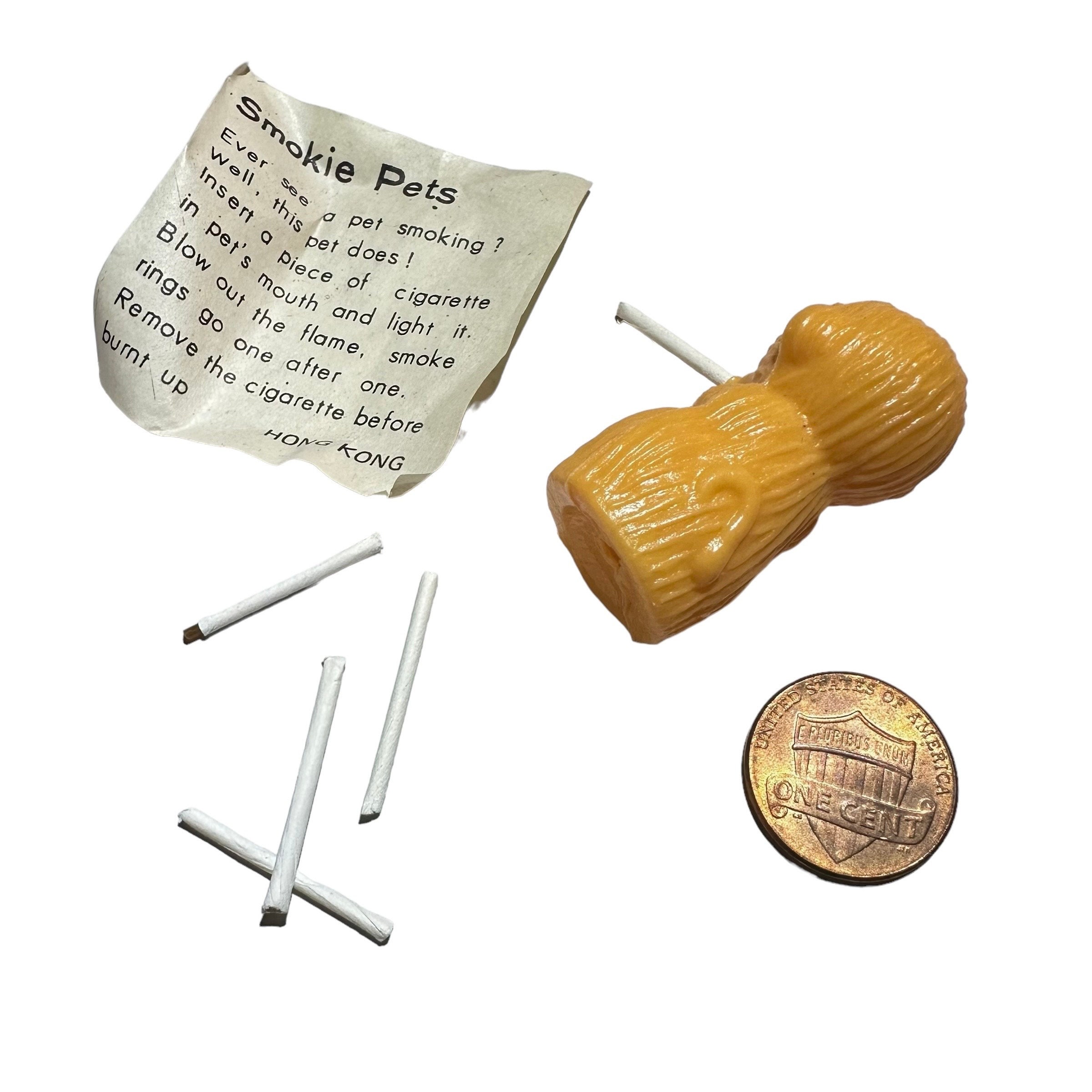 1pc Smoking Monkey Toy 1.5" Vintage Plastic Miniature + 5 Toy ...