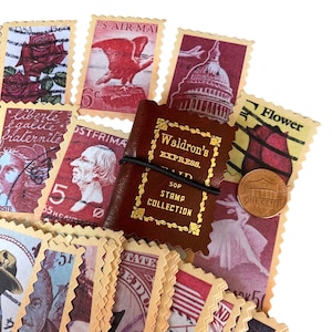 25pcs POSTAGE STAMP STICKERS 2 Vintage Style Mail Art - Etsy