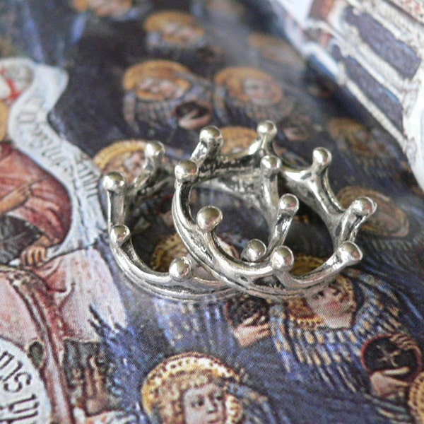 Silver Crown Ring - Etsy