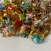 5pcs TOY JEWEL RINGS Vintage Gum Ball Treasures Vending Prize Mystery ...