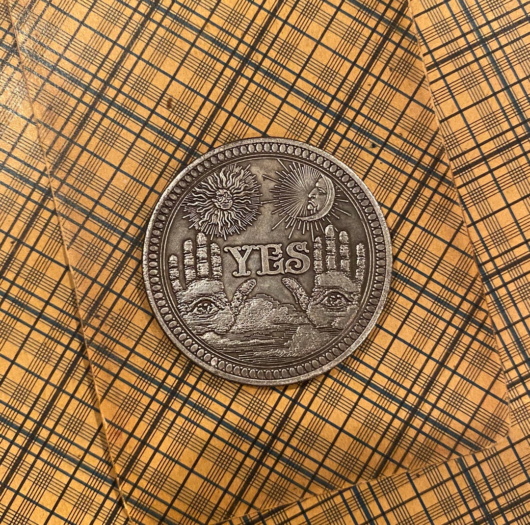 1pc MYSTIC DIVINATION COIN 1-1/2" Best Quality Detailed Heavy Gypsy ...