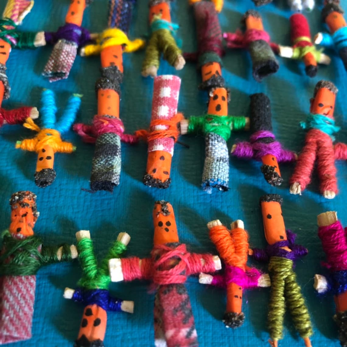 10pcs GUATEMALAN WORRY DOLLS Individually Handcrafted Trouble - Etsy