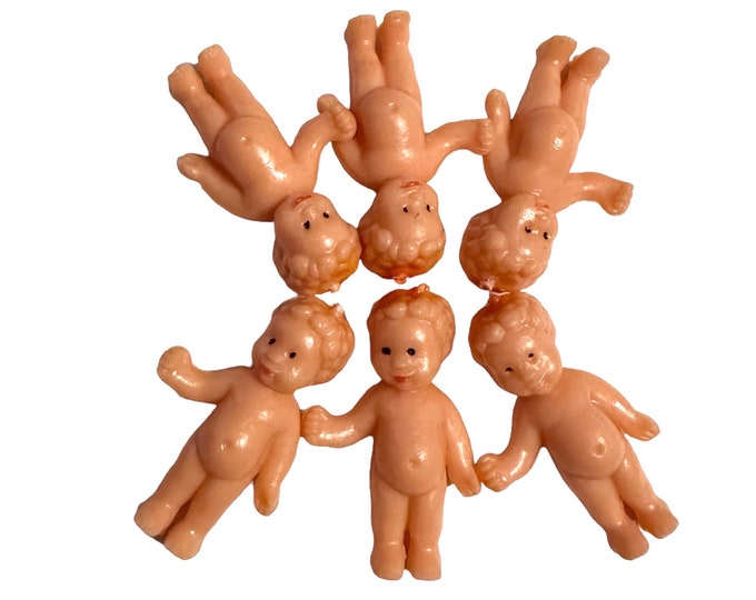 12pcs Vintage Plastic Babies Figurine Toys Small or Large - Etsy