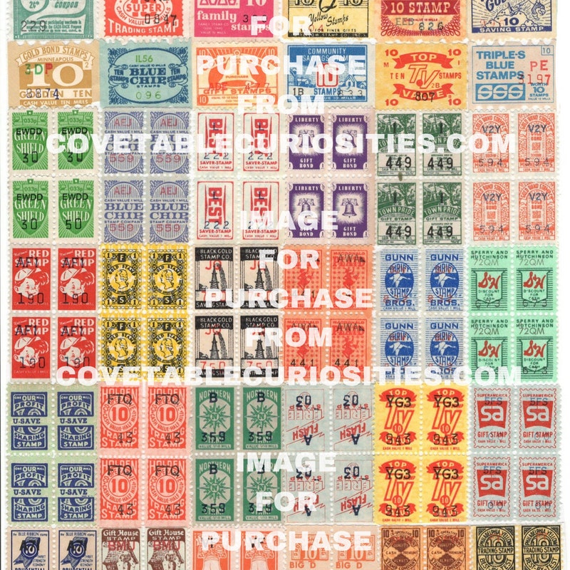 Trading Stamps - Etsy