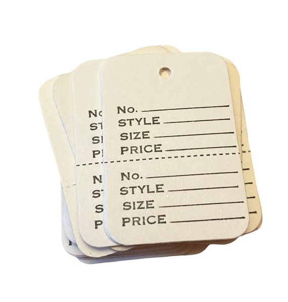 ⱽᴵᴺᵀᴬᴳᴱ 35 OLD PRICE TAGS Vintage Price Tag Store Stock - Etsy