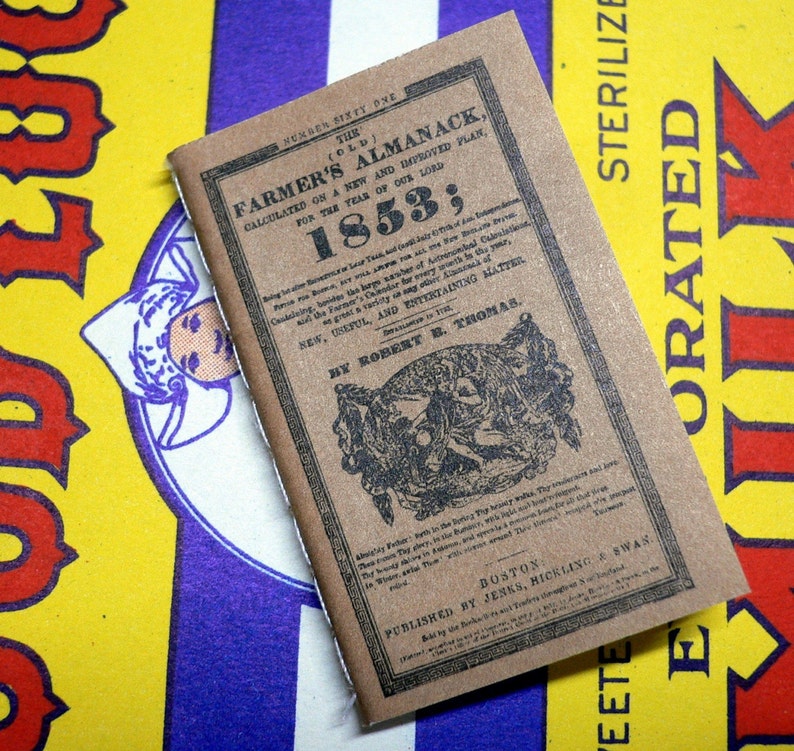 ⱽᴵᴺᵀᴬᴳᴱ TINY FARMER'S ALMANAC Vintage 1981 Miniature Repro - Etsy