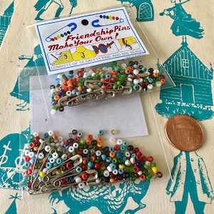 1pkg FRIENDSHIP PINS KIT 1980s Vintage Style Make Your Own Pins ...