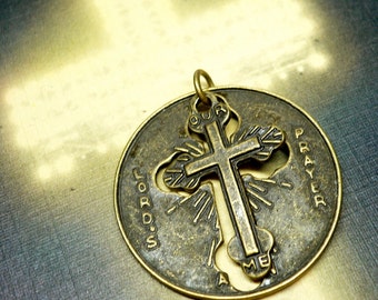 Lord's Prayer, Our Father. Antique Religious Medal. - Etsy